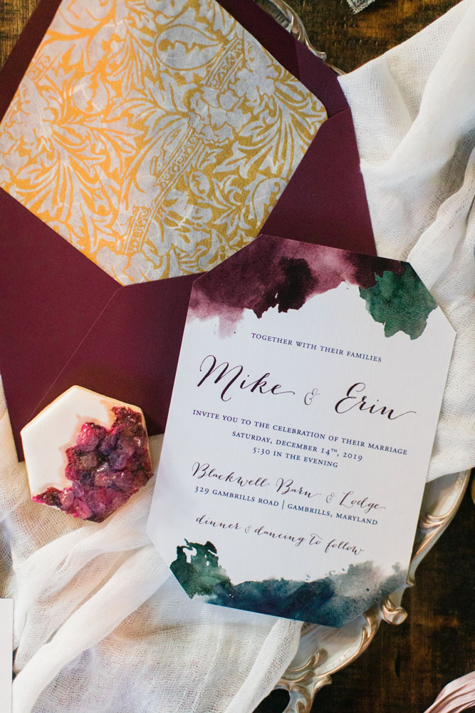 Jewel Tone Wedding Inspiration - simplyrosiedesigns.com